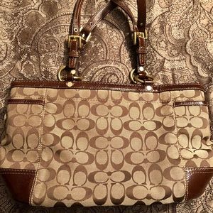 Coach | Bags | Slightly Used Coach Signature Satchel Handbag | Poshmark